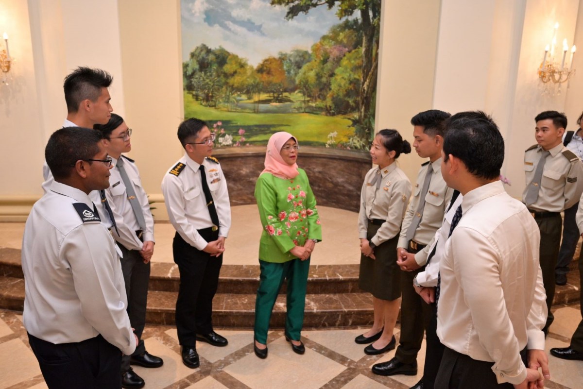 Singapore President Thanks MINDEF and SAF Personnel for Their ...