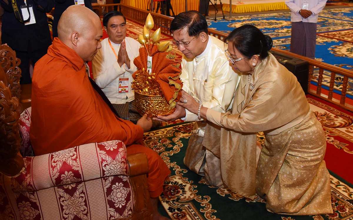 Myanmar State Administration Council holds Kathina robe-offering ...