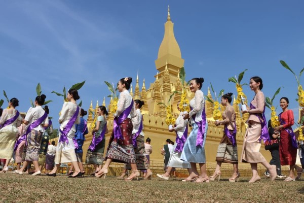 Lao Buddhist hold a wax castles ceremony - ASEAN Information Portal ...