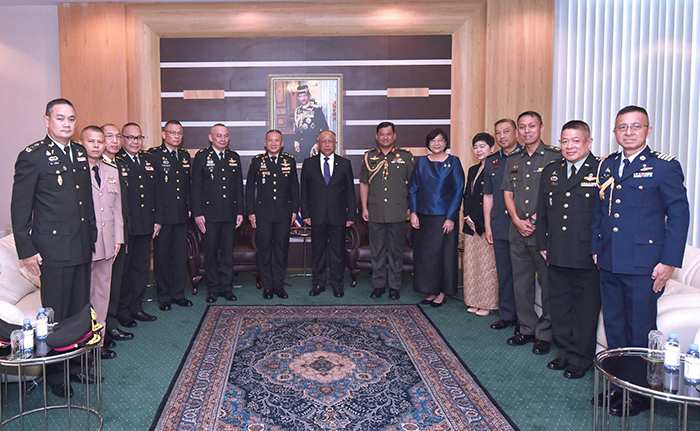 Chief of the Defence Forces, Royal Thai Armed Forces Visits to Ministry ...
