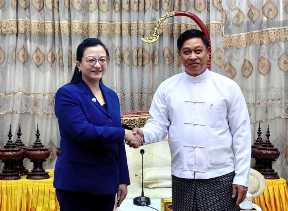 Myanmar Defence Minister receives Ambassador of China to Myanmar ...
